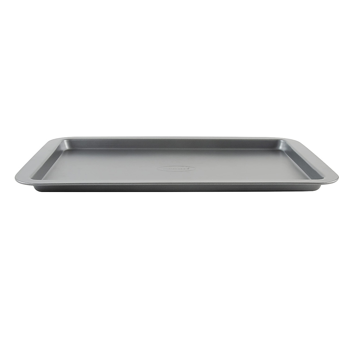 Kitchen Details Medium Nonstick Baking Sheet | Creates Even Heating and Browning | Durable | Easy to Clean | Oven Safe up to 500 Degrees | Bakeware | Grey