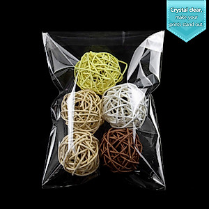 Golden State Art, 100 Pack Clear Bags for Mats, Pictures, Acid-Free, 4-3/4" x 6-1/2"