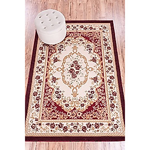 Well Woven Dulcet Versaille Red Traditional Area Rug 7'10" X 9'10"