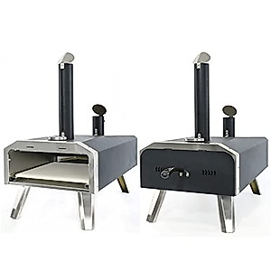 Outdoor Pizza Oven Wood Fired, Wood Fired Pizza Oven Outdoor, Portable Pizza Oven, Pellet Pizza Oven, Pizza Maker, Wood Pellet Pizza Oven, Para Pizzas De Hasta 14", Filetes, Etc.