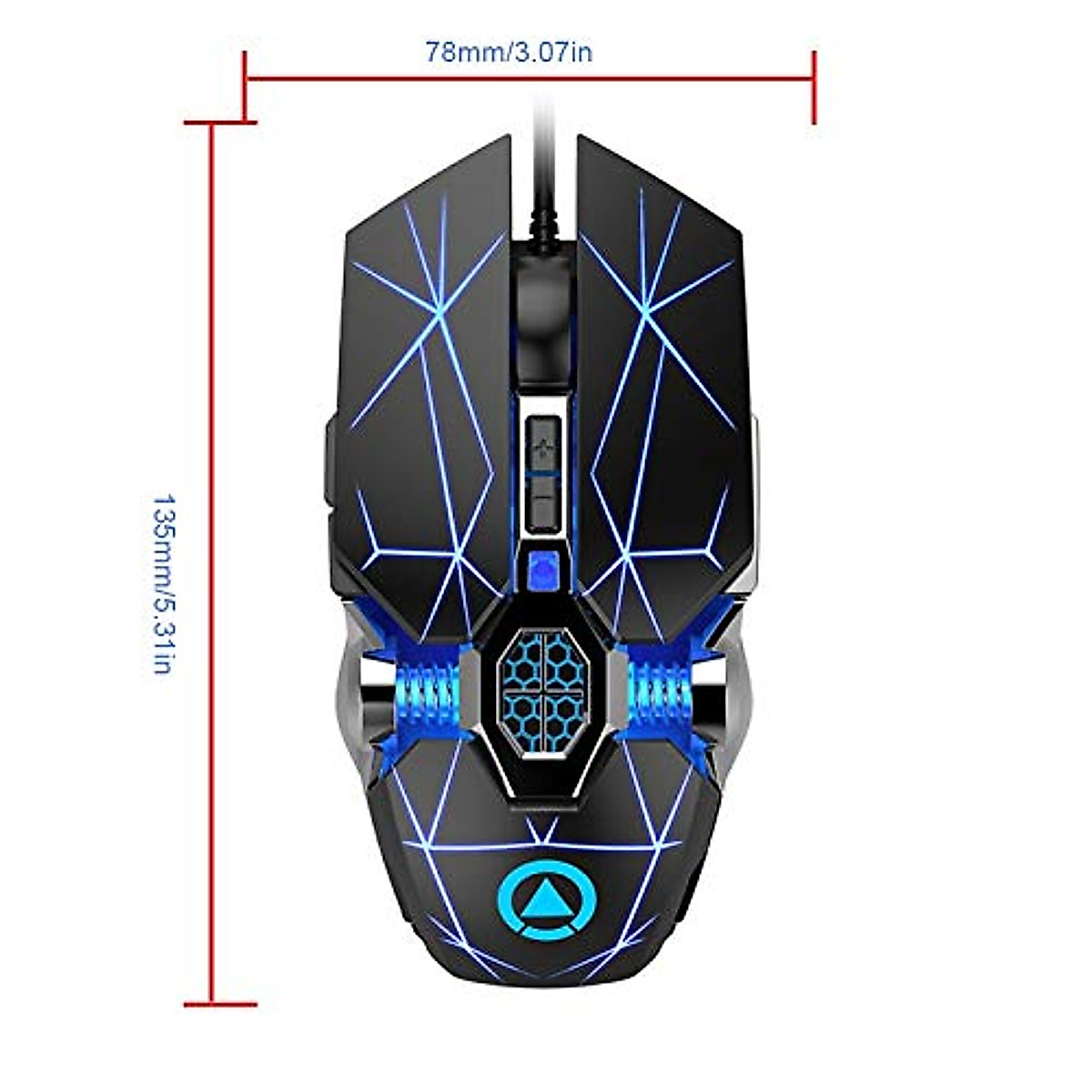 7 Buttons DPI LED Gamer Mice For PC Laptop Notebook