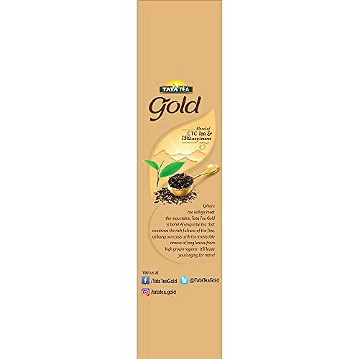 Tata Tea Gold, Loose Leaf Premium Black Tea, 500g
