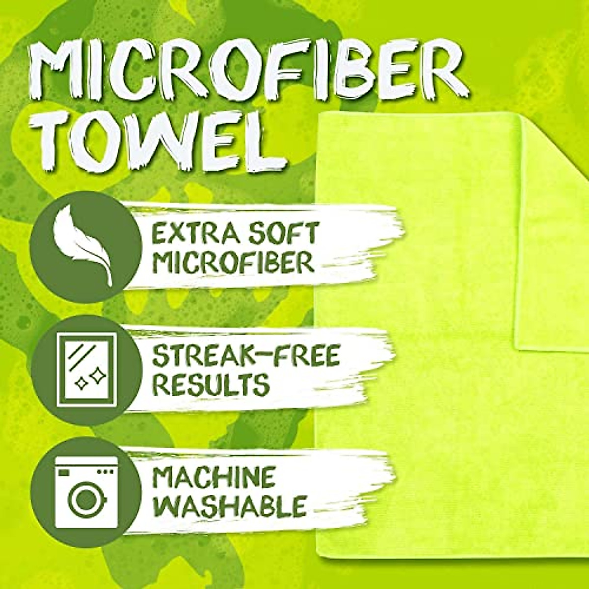 Pilot Automotive Voodoo Ride Microfiber Towels 2 Pack, Yellow