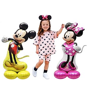 2PCS Jumbo Mickey Foil Balloon Birthday Decoration Minnie Foil Balloon 50" Party Supplies