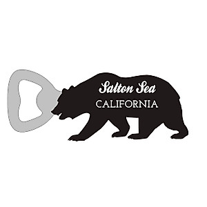 Salton Sea California Camping Souvenir Bear Bottle Opener