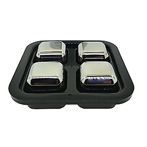 Surgical Grade Steel Whiskey Stones - BEST - Whiskey Rocks Ice cubes - 100%