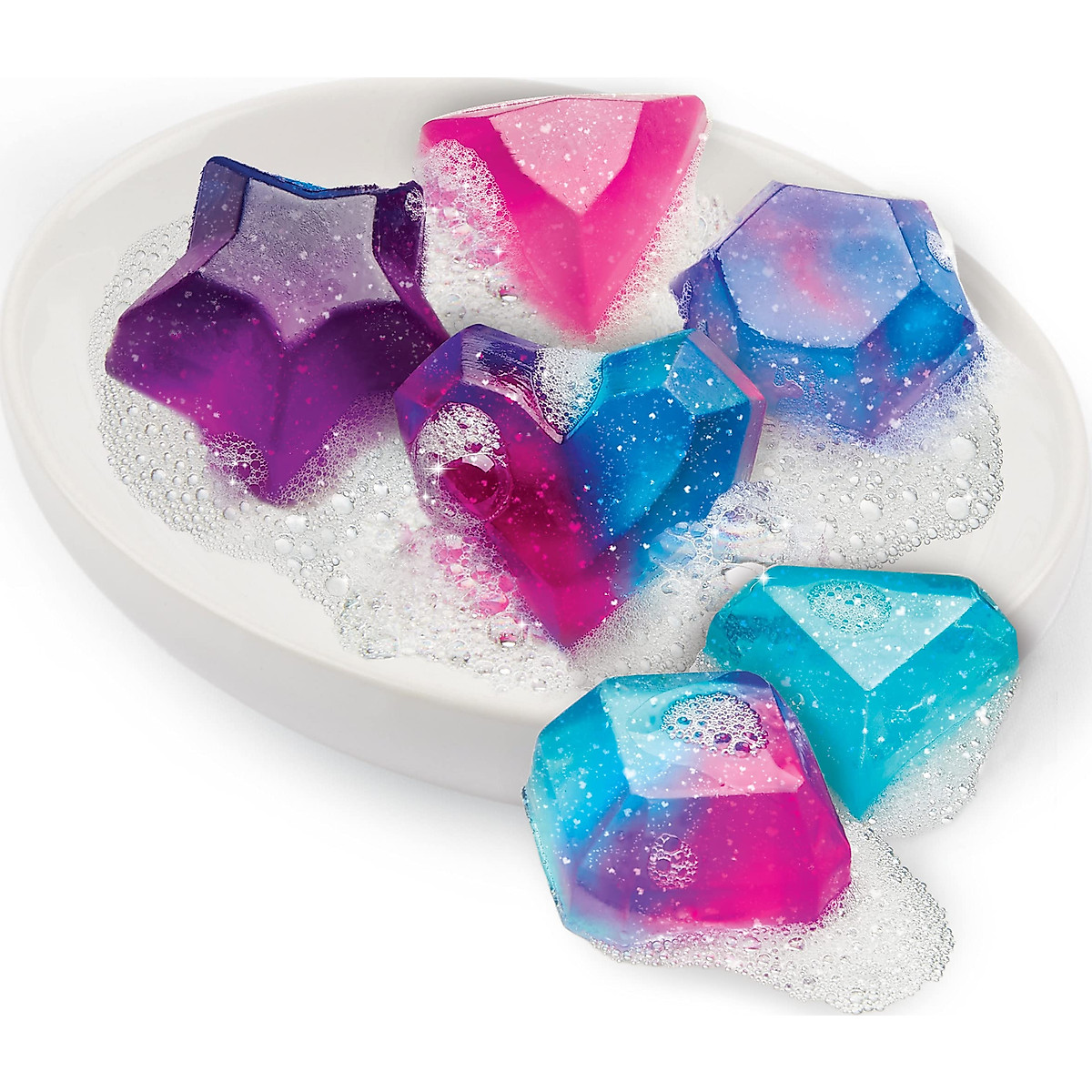 Cool Maker, Handcrafted Gem Soaps Activity Kit, Makes 8 Soaps, for Ages 8 & Up