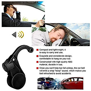 ear mounted driving alarm, Driver i-Sleep Reminder Car Safe Driving Sleep Alarm Device Hanging On Right Ear(Black)