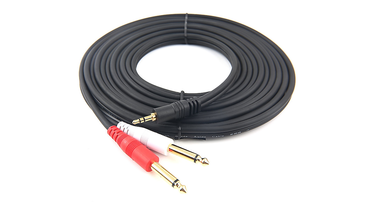 Devinal 25ft Y Splitter Audio Cable - Connect Seamlessly