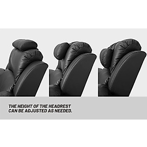 BOWERBIRD Leather Recliner Head Pillow -Head and Neck Pillow-Headrest Cushion for Neck Pain Relief and Cervical Support