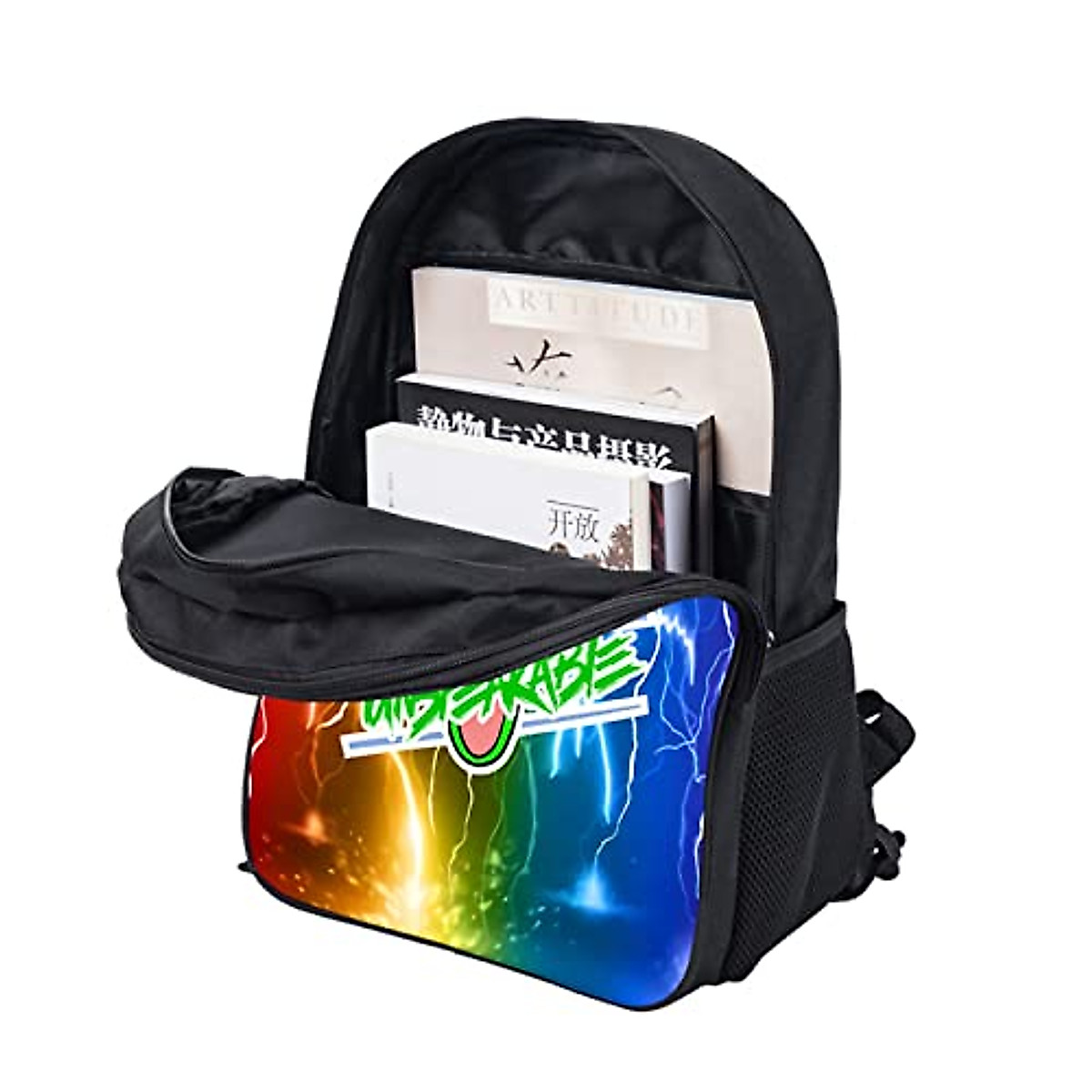 gdnwtstl Boys And Girls Backpack, Teen 3D Printing Game laptop backpack Travel Bag QWB1-One Size