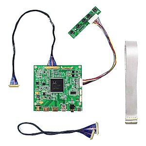 VSDISPLAY HD-MI Controller Board Work for 3840X2160 4K LCD Screen Display: NV156QUM-N32/N43/N44/ N51/N72/N81 LP156UD1 LTN156FL02 B156ZAN02 B156ZAN03 LQ125D1JW31 LQ156D1JW31 LQ133D1JW33 LQ156D1JW04