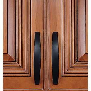 Iron Valley - 4" C2C Arch Cabinet Pull Handle - (10 Pack) - Cast Iron - Black