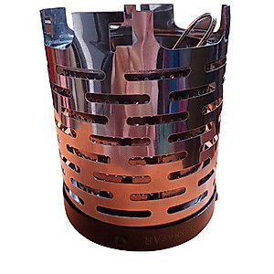 Camping Mini Heater, VSANSTAR Portable Stainless Steel Camping stove Tent Heating Cover for Outdoor Backpacking Hiking Traveling BBQ.