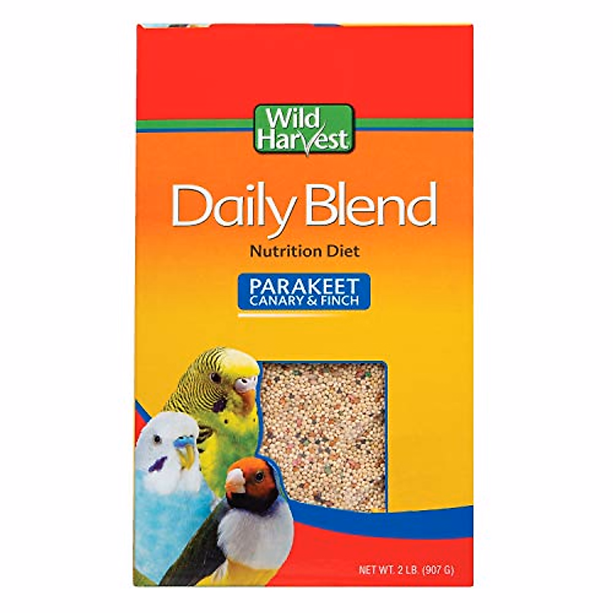 Wild Harvest Daily Blend for Parakeet, Canary, Finch & Small Birds 2lb