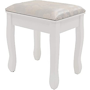 Fameill Makeup Vanity with Lights White Vanity Desk Lighted Mirror Makeup Vanity Table Set with Drawers 3 Color Modes Adjustable Brightness Dressing Table for Bedroom