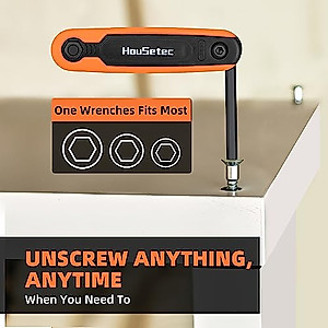 Allen Wrenches Sets - 17Pcs Hex Keys Set Metric & Standard SAE Folding Allen Key Set | 2 Pack Portable Small Allen Wrenches Sets for Hex Head Socket Screw, Hex Set, Unique Tool Gifts For Men Women