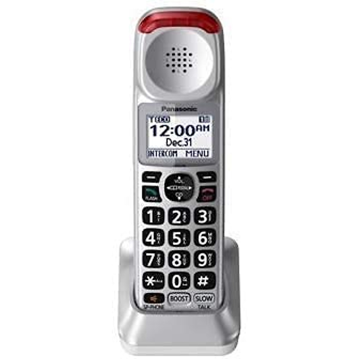 Panasonic KX-TGM450S + (1) KX-TGMA45S Volume Booster Upto 50 dB Slow Talk Control Noise Reduction Talking Caller ID Amplified Cordless Phone-2 Handset