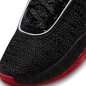 Nike Lebron XX (Big Kid) Black/Black/University Red 5 Big Kid M