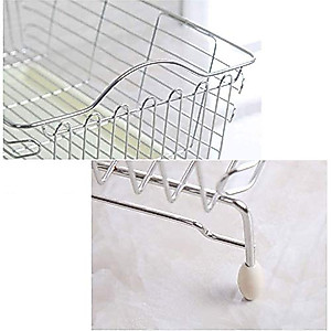 SDGH Stainless Steel Drain Rack - Drain Basket Dish Storage Rack Rack Kitchen