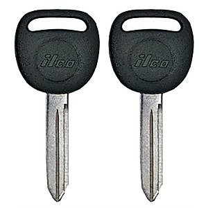 2x New non Transponder Ignition Key B102P Compatible With & Fits For Chevy GMC Cadillac Pontiac B102P