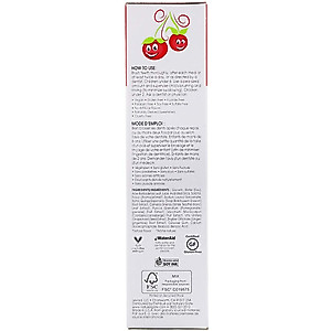 Nature's Gate Natural Toothpaste Gel, Cherry for Kids, 5 oz (Pack of 3) SET