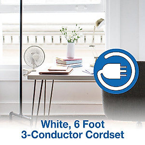 Air King Clip Fan, 6 inch, White