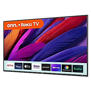 ONN 50-Inch Class 4K UHD (2160P) LED Smart TV HDR Compatible with Netflix, Disney+, Apple TV, Compatible with Alexa and Google Assistant + Wall Mount Included (No Stands) 100012585 (Renewed)
