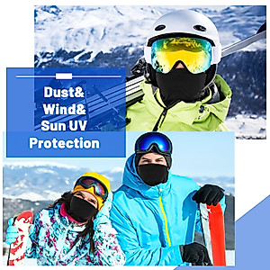 60 Pcs Neck Gaiters for Men Women UV Sun Protection Headwear Bandana Multi Use Face Scarf Reusable Black Scarf Mask for Sports Hiking Cycling