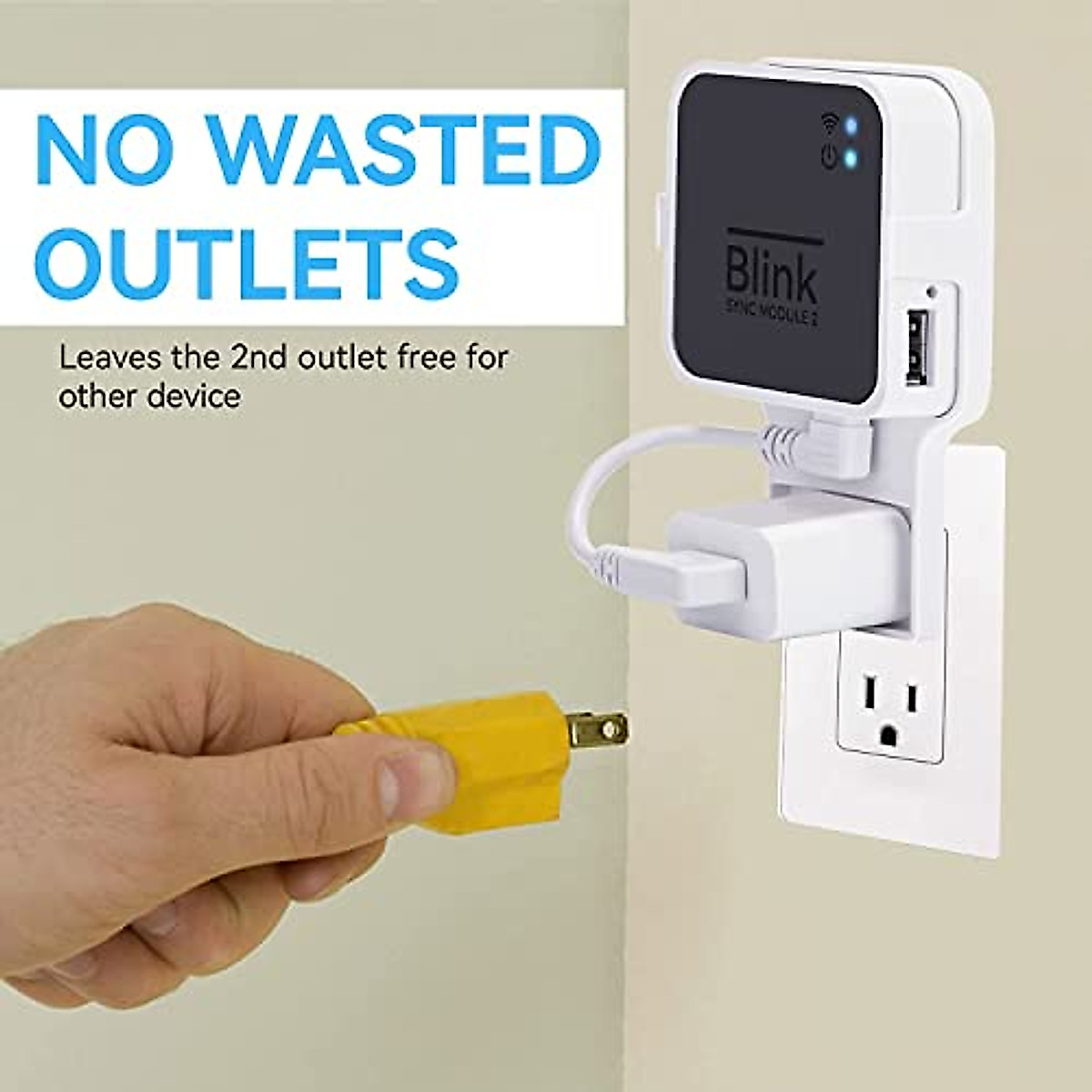 All-New Blink Outdoor Camera Mount, 3 Pack Protective Cover and 360° Adjustable Mounting Bracket with Blink Sync Module 2 Mount for Blink Outdoor Camera Security System (Blink Camera Not Include)