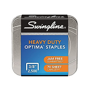 Swingline 35550 Optima High-Capacity Staples 3/8-Inch Leg 2 500/Box