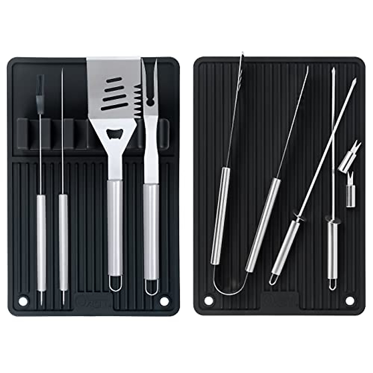 Ozeri BBQ and Grill Utensil Holder Mat Set