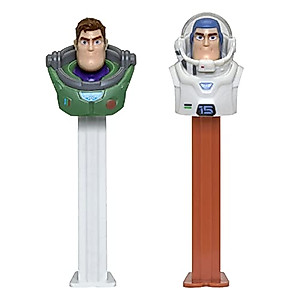 PEZ Buzz Lightyear Candy Dispenser Set – Buzz Lightyear Alpha Class And Buzz Lightyear XL PEZ Dispensers With Extra Pez Candy Refills