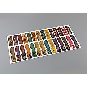 14 Groups Colourful Custom Design Back Tag Label Stickers for Gameboy Advance GBA Console