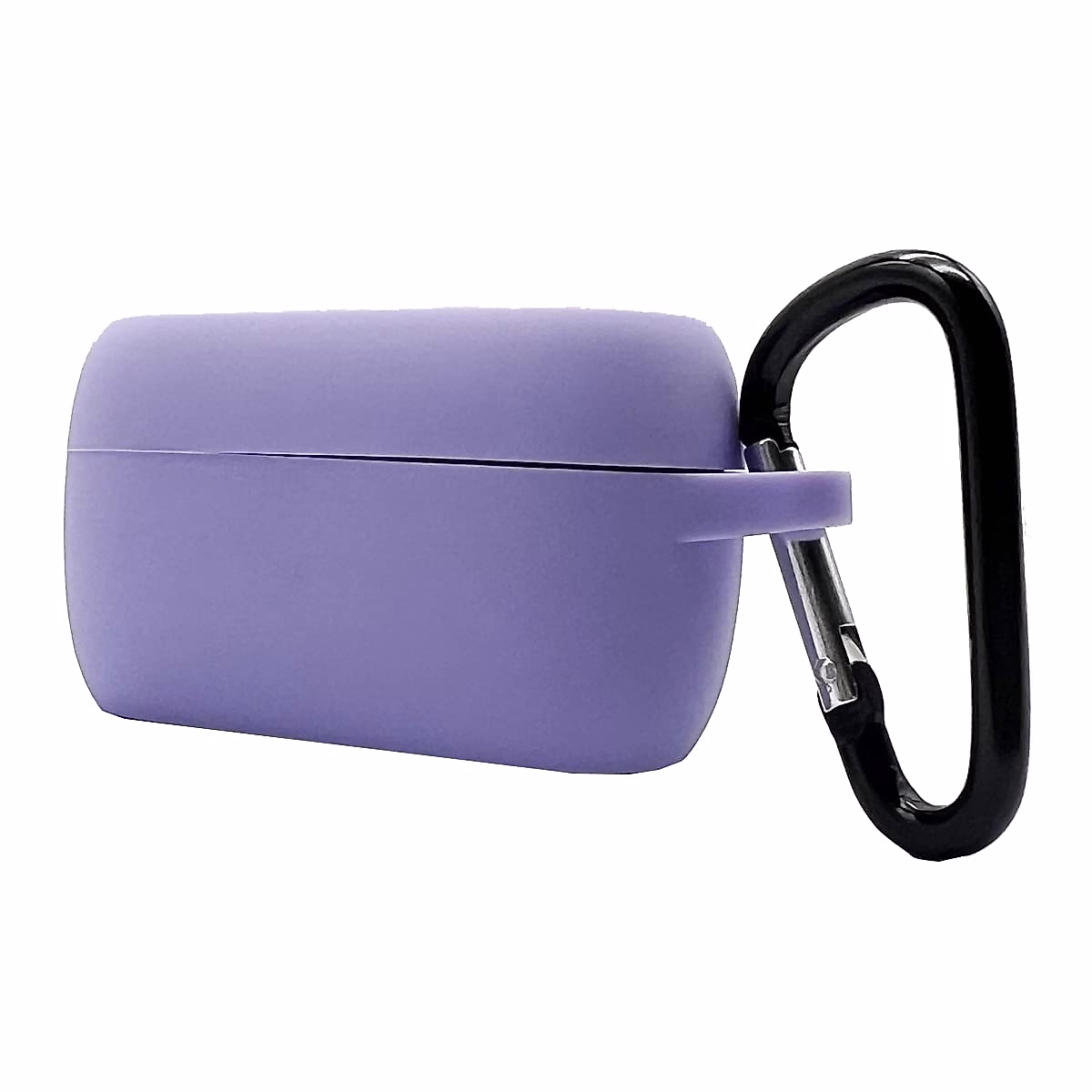 Silicone Carrying Case Compatible with Jabra Elite 3,Seadream 2Pack Portable Silicone Scratch Shock-Absorbing Protective Cover Skin with Carabiner (Pink+Purple)