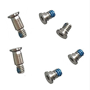 Replacement 6pcs Bottom case Cover Screws & Screwdriver for MacBook pro A1706 2016-2017 A1989 2018-2019 Silver