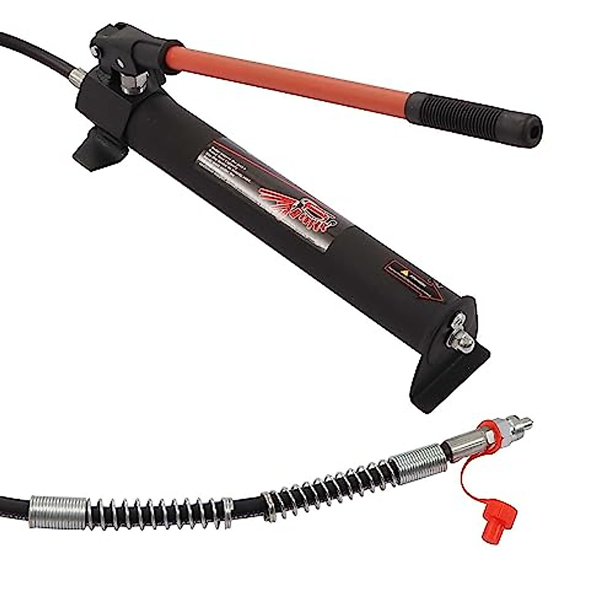 10T Porta Power Pump, 10Ton/22046.23lbs Porta Power Hydraulic Jack Power Body Frame Repair Kit Auto Shop Lifting Tool Fit for Automotive, Truck, Farm, and Heavy Equipment Repair