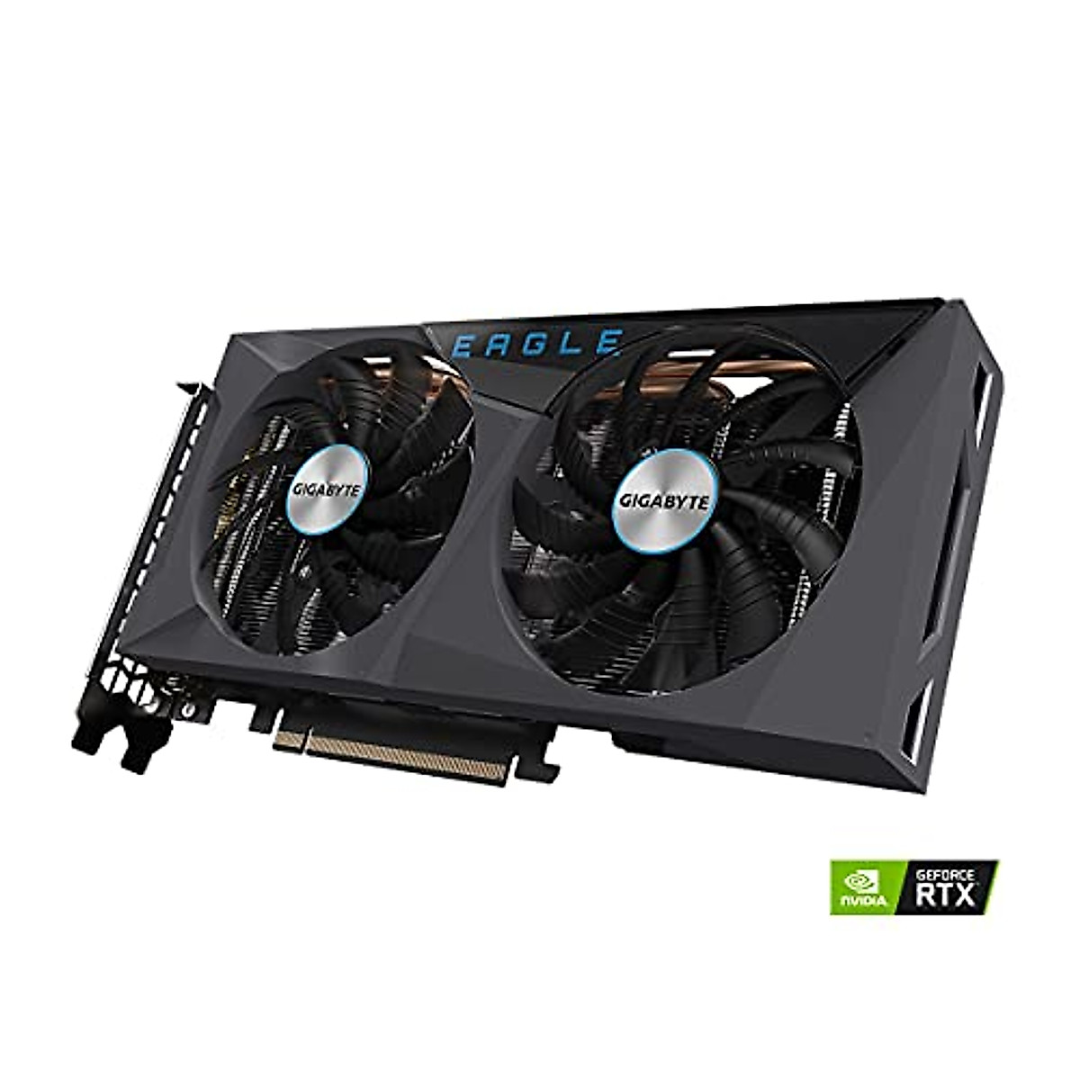Gigabyte GeForce RTX 3060 Ti Eagle OC 8G (REV2.0) Graphics Card, 2X WINDFORCE Fans, LHR, 8GB 256-bit GDDR6, GV-N306TEAGLE OC-8GD REV2.0 Video Card