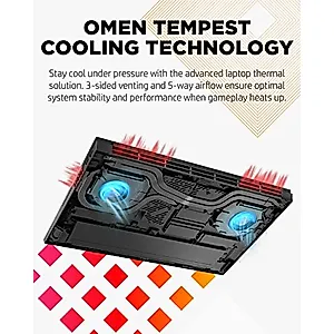 HP OMEN Laptop 16, NVIDIA GeForce RTX 3070, 12th Gen Intel Core i7-12700H, 16 GB RAM, 512 GB SSD, Quad HD IPS Display, Windows 11 Home, RGB Backlit Keyboard, Enhanced Thermals (16-b1020nr, 2022)