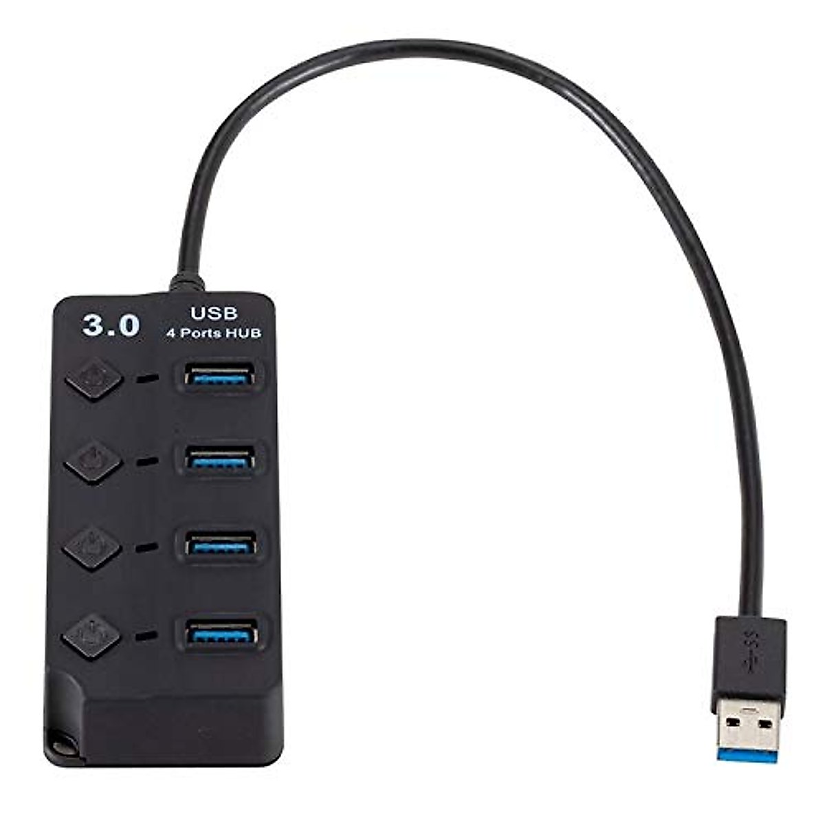 JSANSUI Distributor hub USB3.0 Four-Port HUB with Power Splitter and One-Port 4-Port Hub with PC and Laptop Switches
