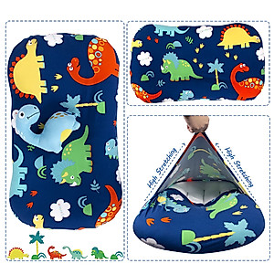 Cloele Newborn Lounger Cover for Boys Dinosaur Snug Fitted Removable Slipcover - Infant Floor Seat Cover Baby Padded Lounger Cover - Baby Nest Cover Fit Infant Padded Lounger(Lounger not Included)