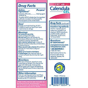 Boiron Calendula Gel 1.5 Ounce (Pack of 2)