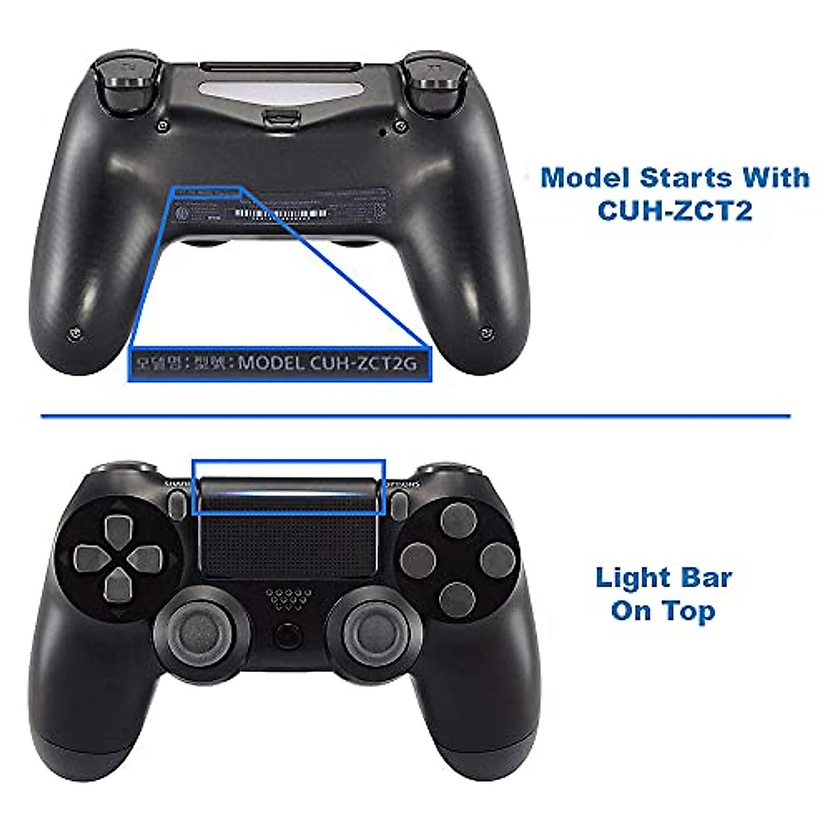 MMOBIEL Full Button Replacement Kit Compatible with Playstation 4 PS4, PS4 Slim, PS4 Pro Dualshock 4 Controller Incl. Screwdriver and Opening Plectrum Matte Black