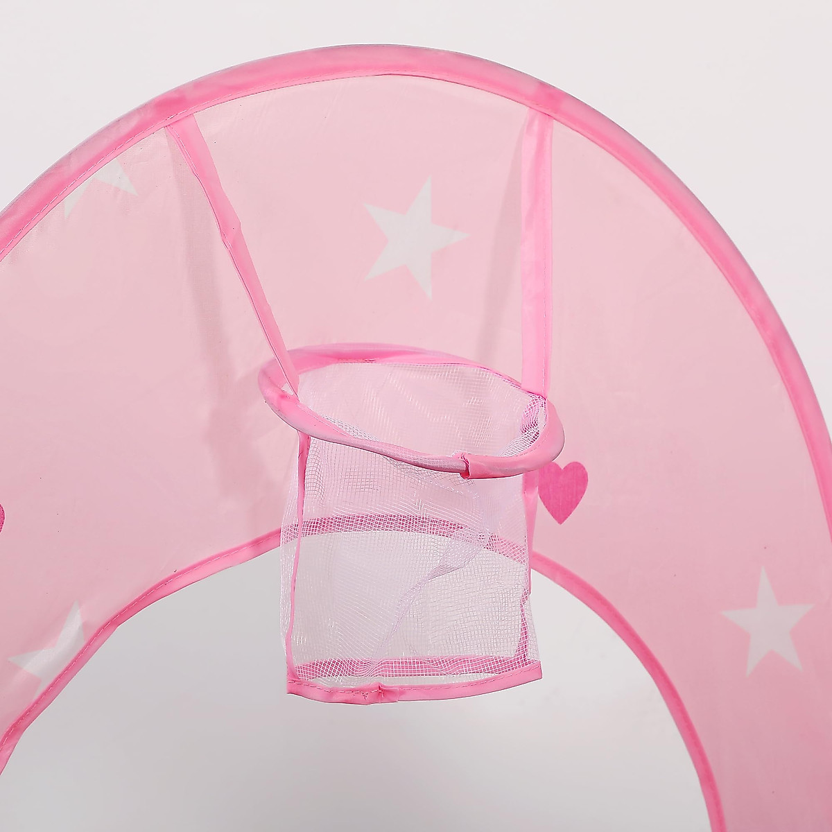 LimitlessFunN 4pc Princess Kids Pop Up Play Tent, Crawl Tunnel, Ball Pit | Includes Star Lights & Carrying Case |, Children Indoor Castle Playhouse for Girls, Toddlers, 47" D x 126" W x 53" H