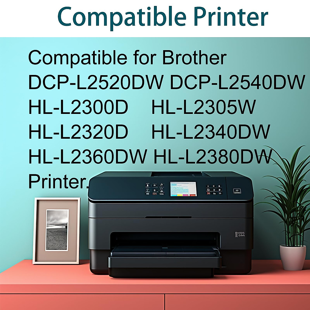 DR630 Drum Unit Replacement for Brother DR630, Perfectly Compatible for Brother DCP-L2520DW DCP-L2540DW HL-L2300D HL-L2305W HL-L2320D HL-L2340DW HL-L2360DW HL-L2380DW Printer (Black 1pack)