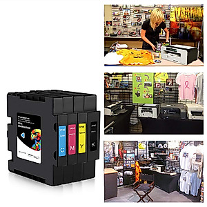 XCinkjet Sublimation Ink Cartridge Compatible for Sawgrass Virtuoso SG400 SG 800 Printer (1 Black, 1 Cyan, 1 Magenta, 1 Yellow , 4-Pack)