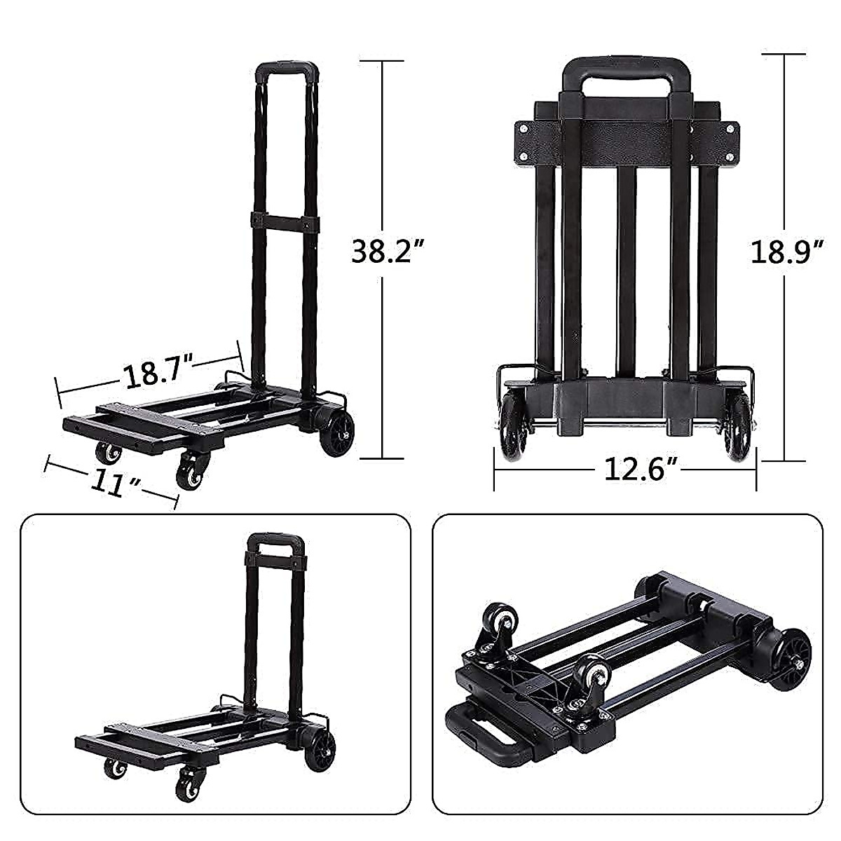 Car Seat Stroller,Go Carts for Kids,Car Seat Carrier for Airport with Wheels and Compact Fold,Car Seat Travel Cart