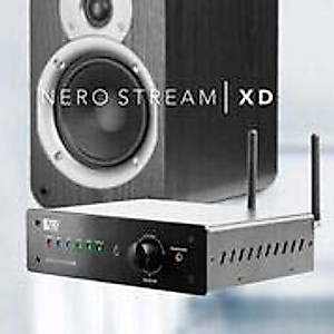 Nero Stream 200W App Controlled Power Amplifier, 2 Channel Class D, Built-in DAC, WiFi Bluetooth Optical USB RCA Inputs - OSD Audio