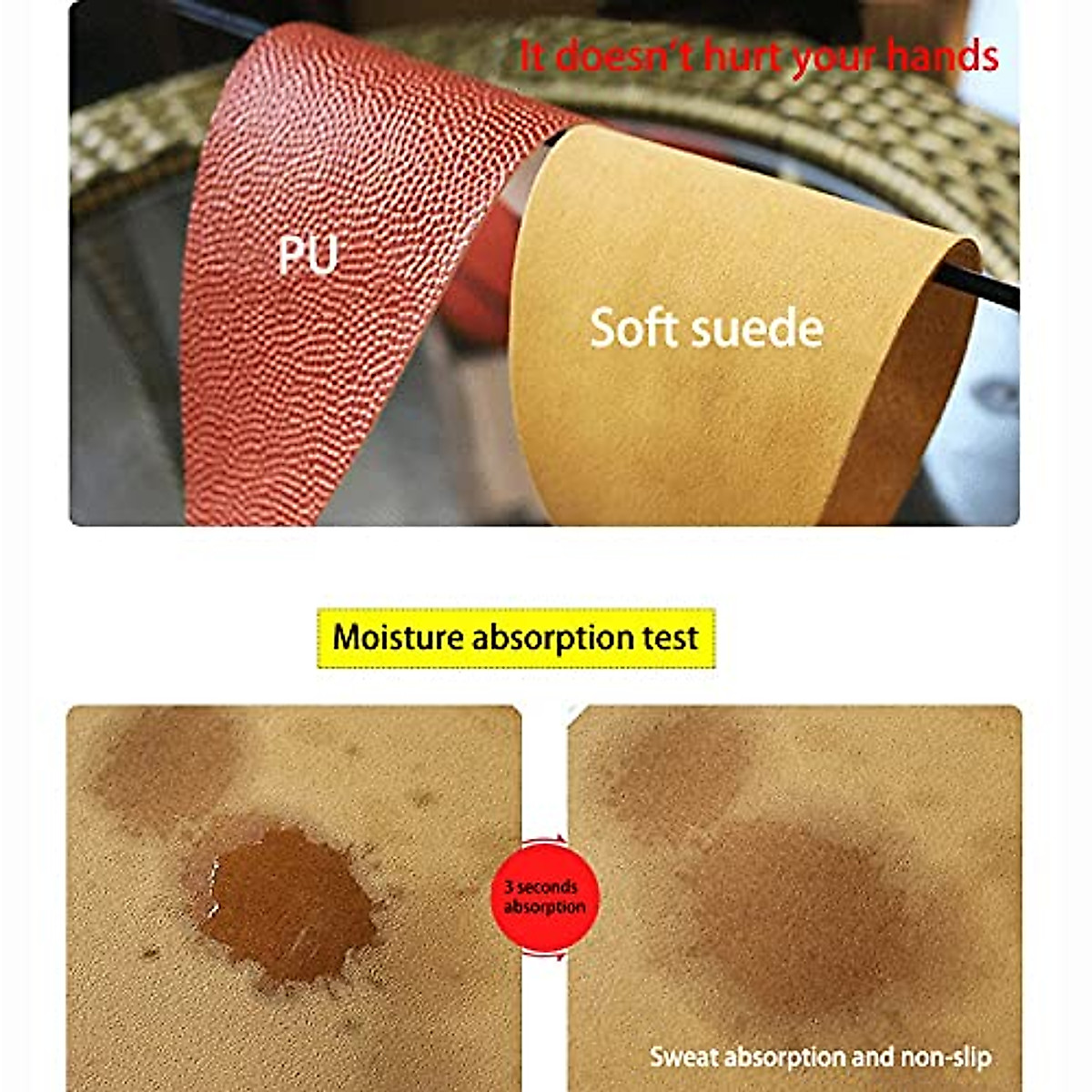 SHENGY No. 7 Basketball, Frosted Suede Leather, Wear-Resistant, Used for Indoor and Outdoor Training and Competitions, The Best Gift for Children, Water Pump, Needle, Net (4 Colors),Brown red