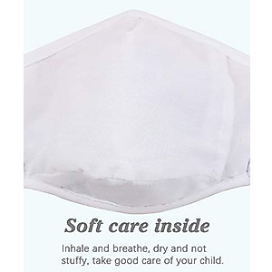 Reusable Cloth Face Masks, 3D Funny Cute Designer Breathable Washable Adjustable Cotton Fabric Face Cover mascaras para niños